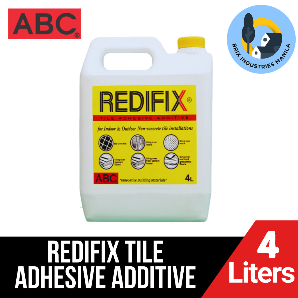ABC Redifix Tile Adhesive Additive 4L (Gallon) – Brix Industries Manila