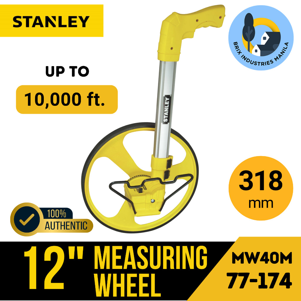 Stanley Measuring Wheel MW40M 318mm 1-77-174 Walking Measure – Brix ...