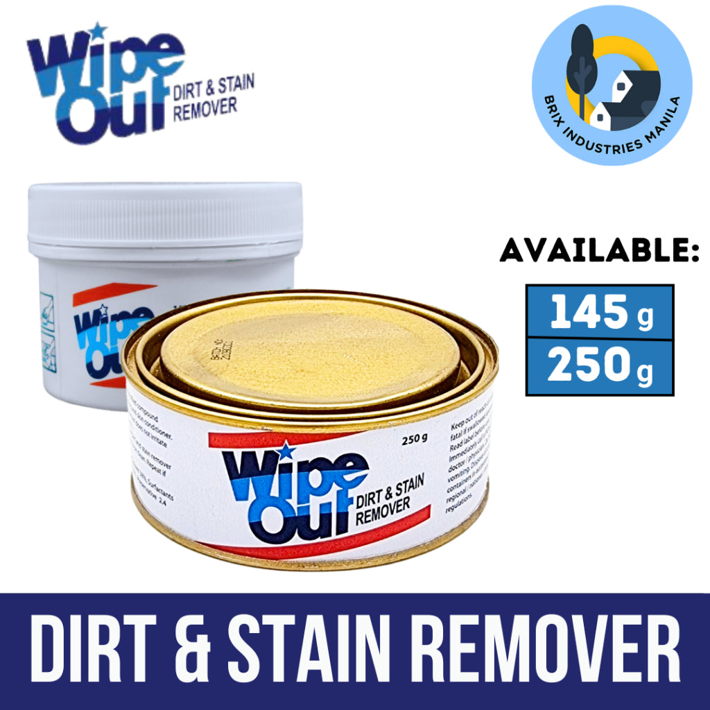 Wipe Out Dirt and Stain Remover 145g or 250g Grease Remover – Brix ...